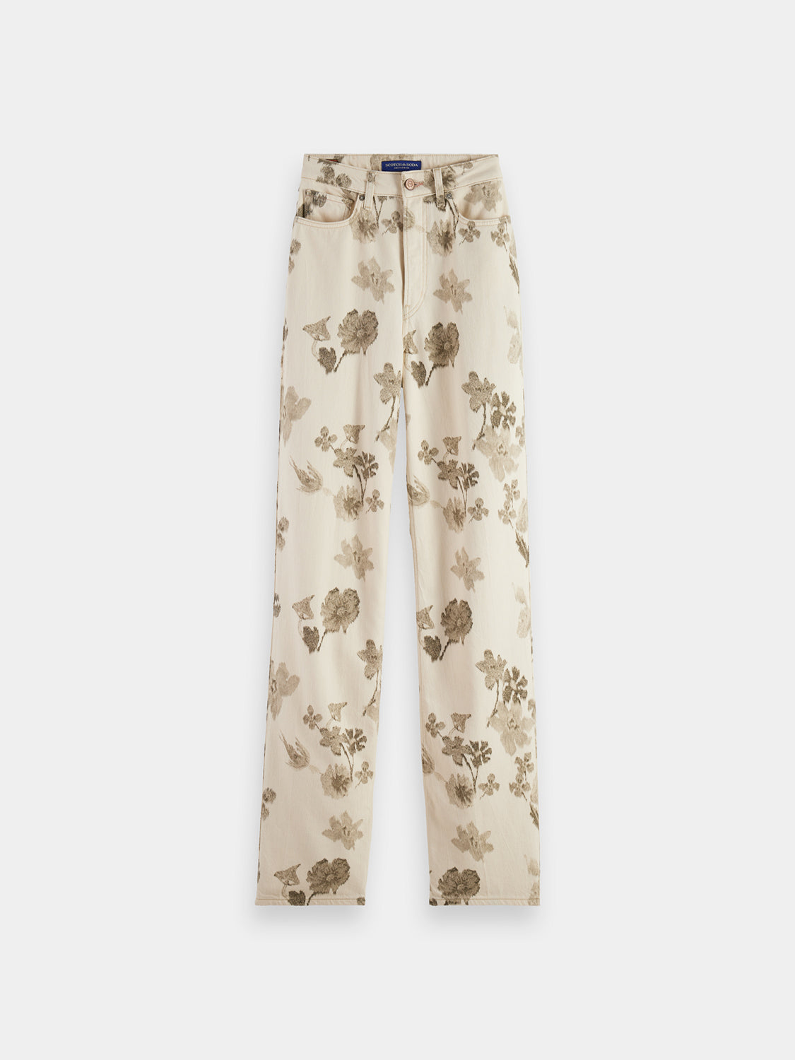 Ripple straight fit jeans