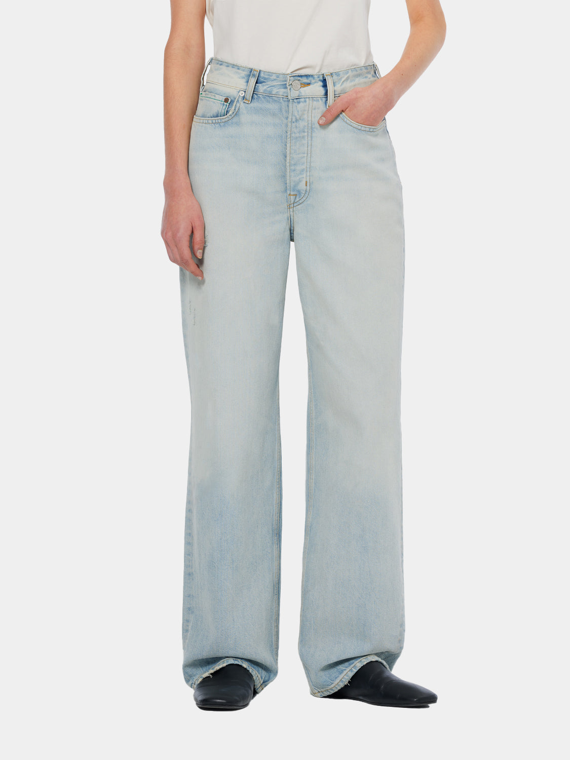 Ripple straight fit jeans