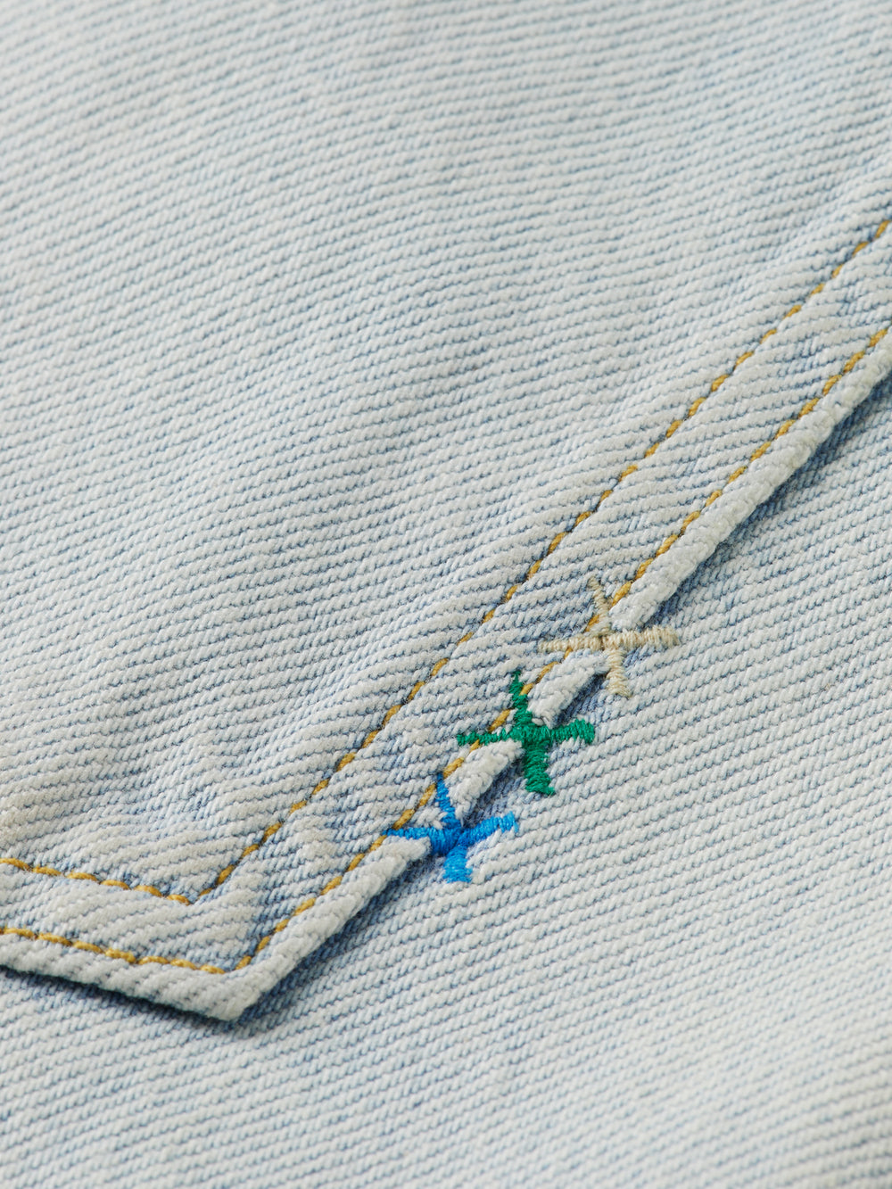 Ripple straight-fit jeans